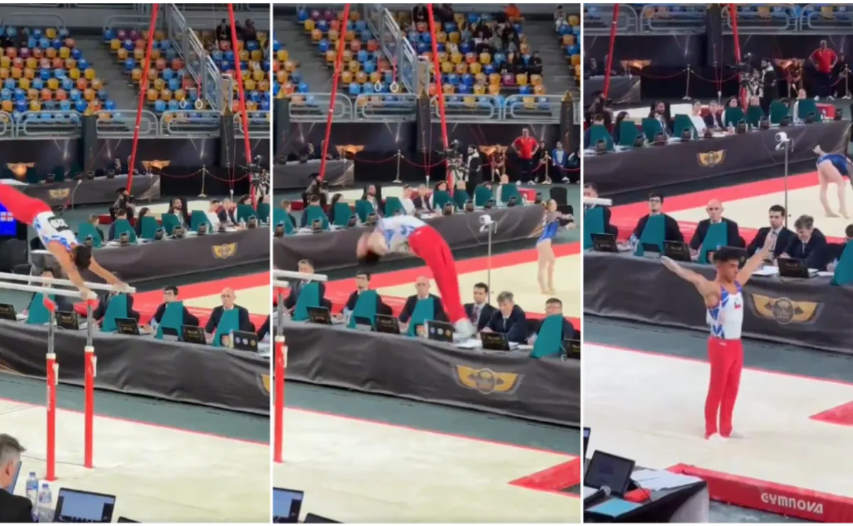 Mundial de Gimnasia: chileno Joaquín Álvarez y una histórica maniobra