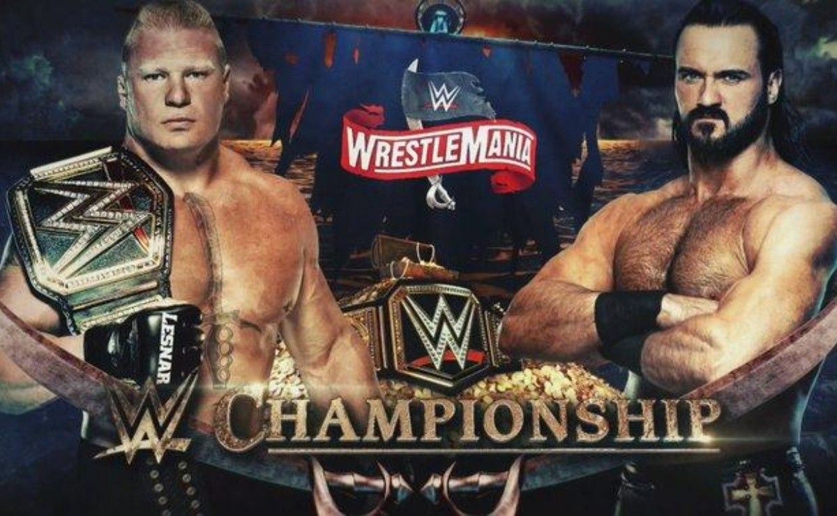 Drew McIntyre reta a Brock Lesnar por el título de WWE en WrestleMania ...