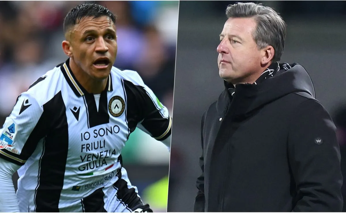 Le declaran la guerra al DT de Udinese por ningunear a Alexis Sánchez
